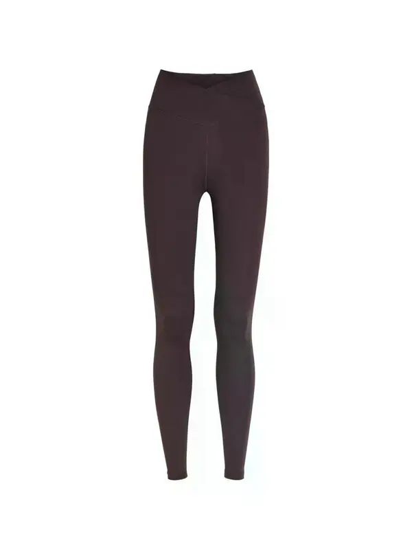 TALA Wrap-waist Leggings - Brown