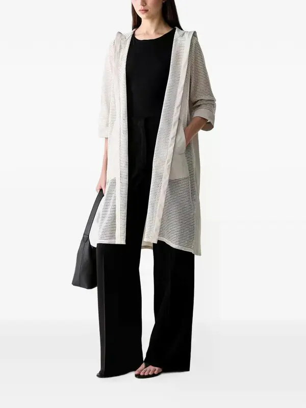 Joseph Ribkoff Mesh-panelled Hooded Jacket