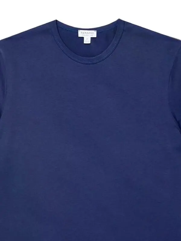 Sunspel Crew-neck Classic T-shirt - Blue