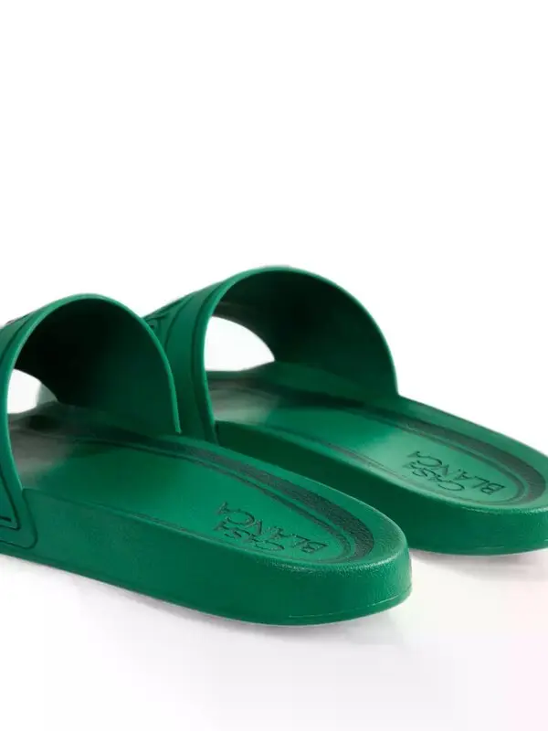 Casablanca Logo-embossed Slides