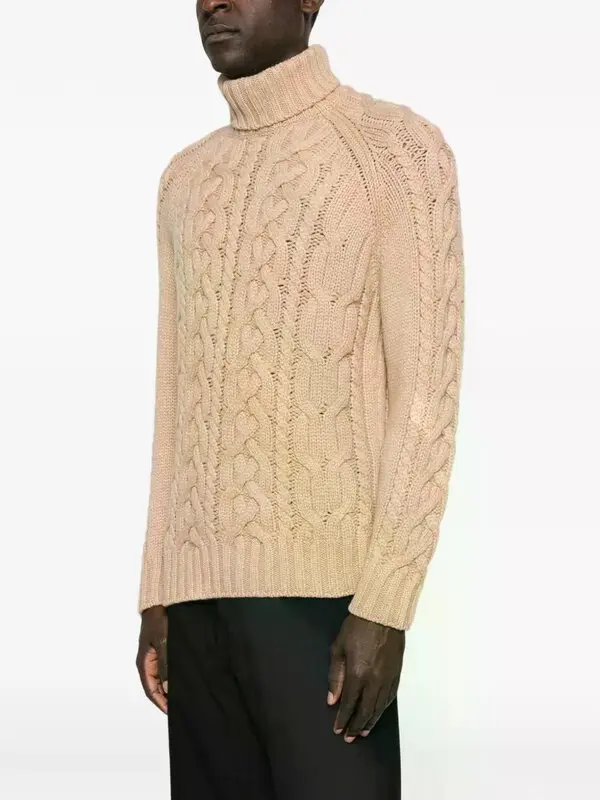 Brunello Cucinelli Cable-knit Roll-neck Sweater