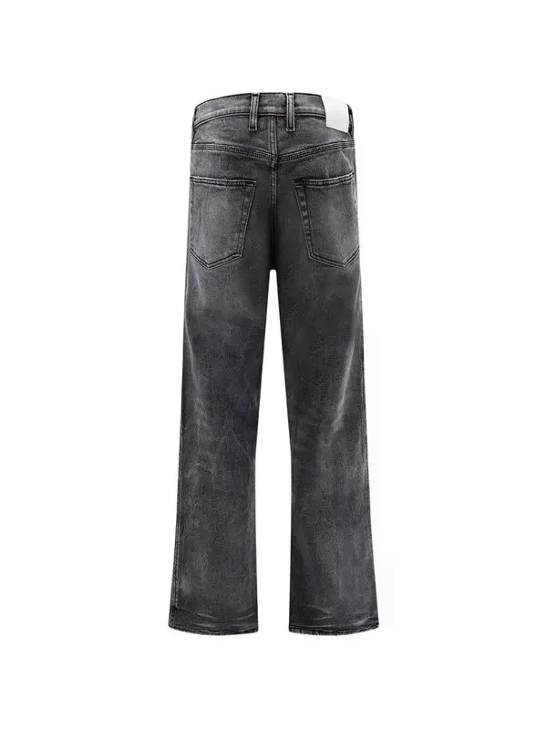 NUMERI Logo-patch Straight-leg Jeans