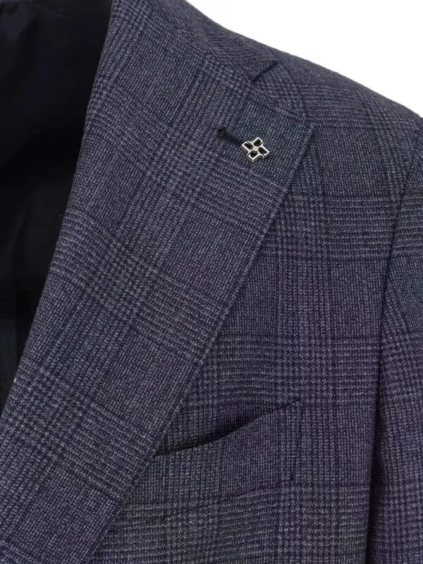 Tagliatore Checked Single-breasted Suit