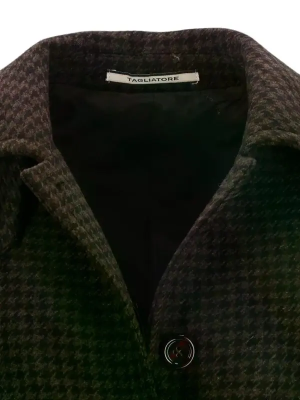 Tagliatore Bethany Houndstooth-pattern Coat