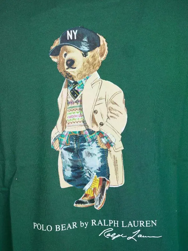 Polo Ralph Lauren Custom Slim Fit Polo Bear T-shirt - Green