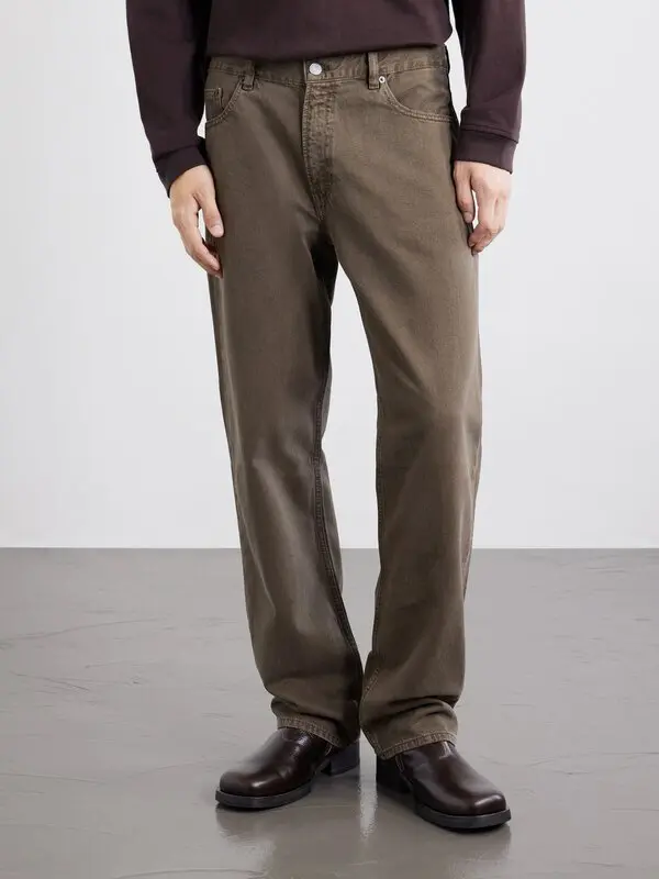 FRAME Relaxed Straight-leg Jeans - Brown