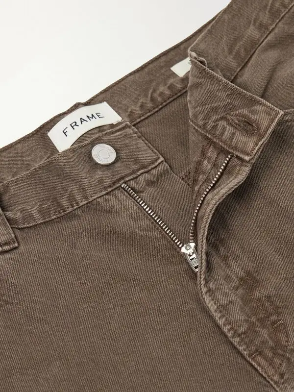 FRAME Relaxed Straight-leg Jeans - Brown