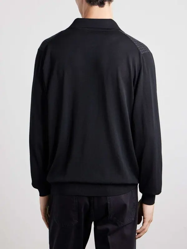 LARDINI Fresco Wool Cardigan