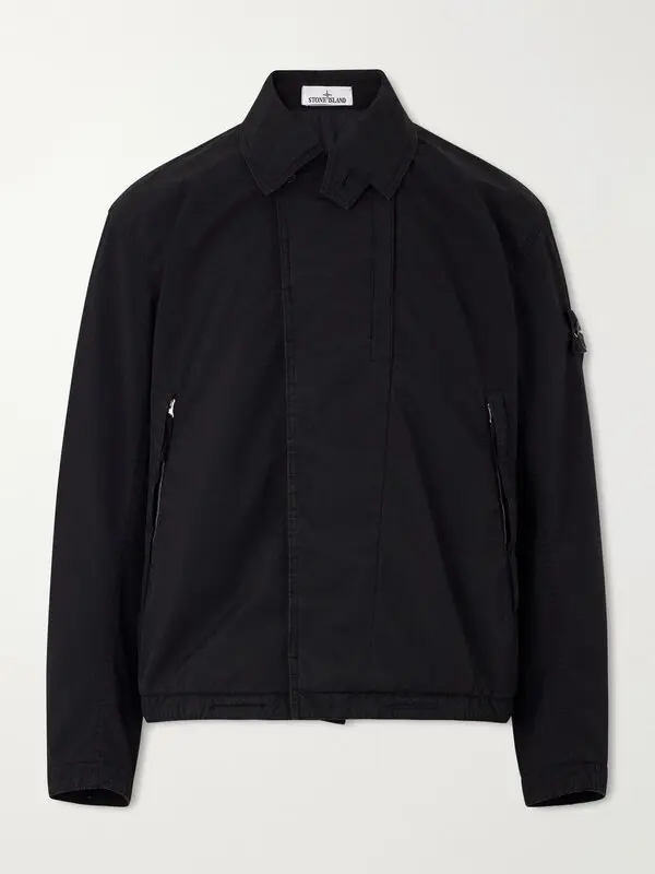 Stone Island Garment-dyed Shell Jacket