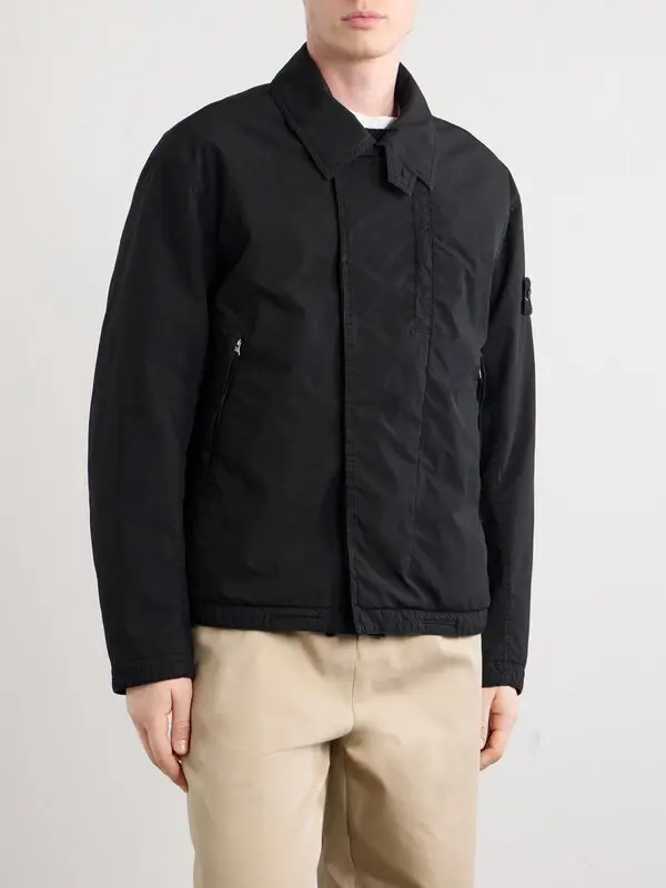 Stone Island Garment-dyed Shell Jacket
