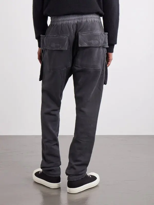 Rick Owens Creatch Straight-leg Cargo Sweatpants