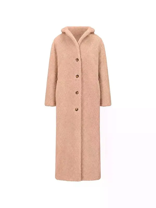 LA ROSE Reversible Shearling Coat