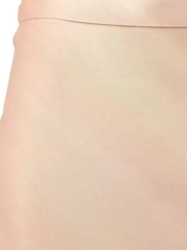 Alberta Ferretti Flared Silk Midi Skirt
