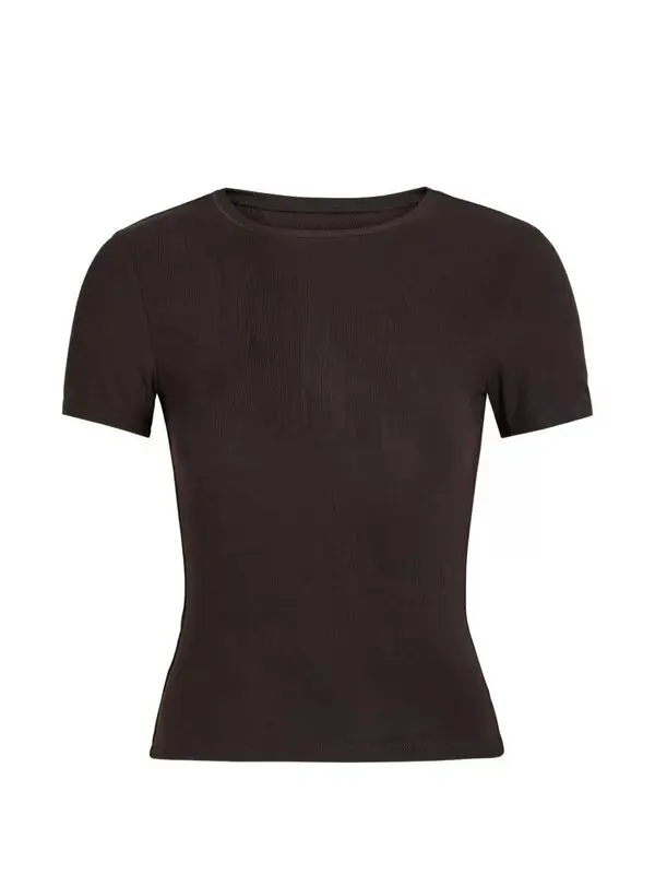 TALA Ribbed-knit Short-sleeves T-shirt