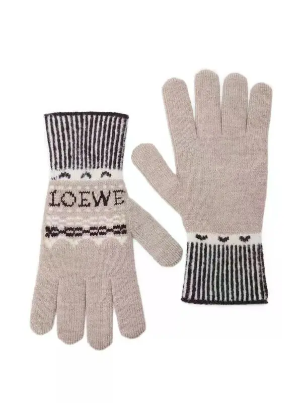 Loewe X Louis Wain Gloves In Wool Blend