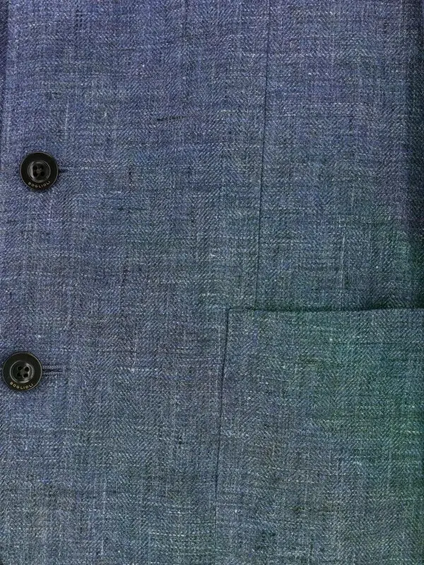 Boglioli Mandarin-collar Button-up Jacket