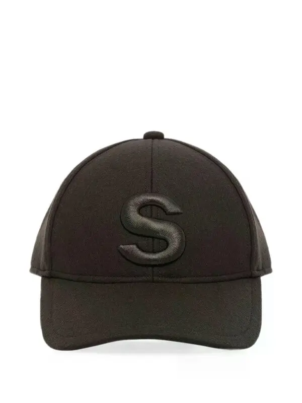 Sacai S Embroidered-logo Cap - Green