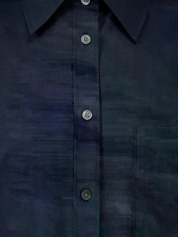 Closed Chest-pocket Button-up Shirt