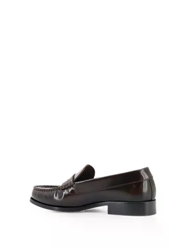 ALOHAS Rivet Leather Loafers