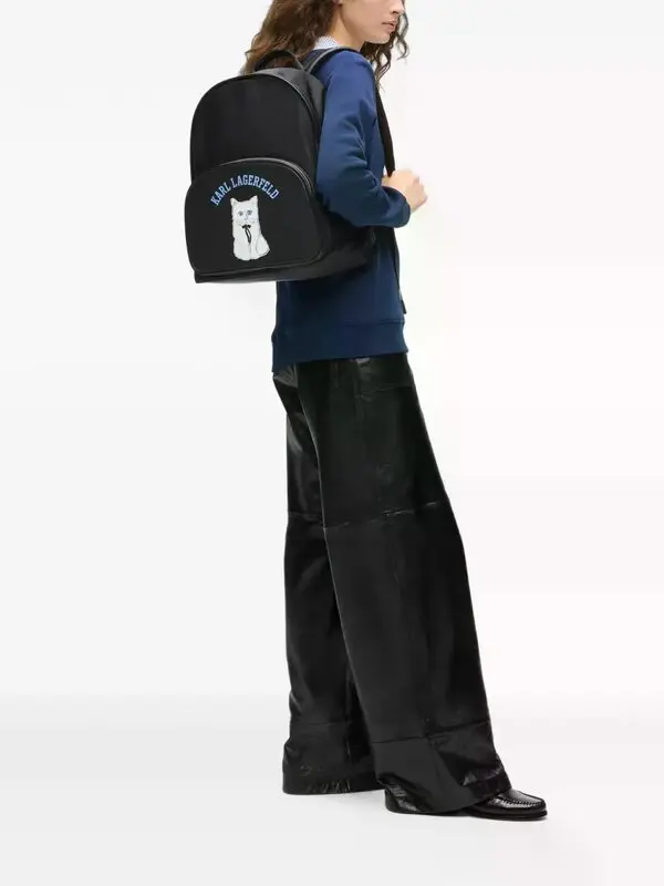 Karl Lagerfeld Large Ikon Choupette Backpack