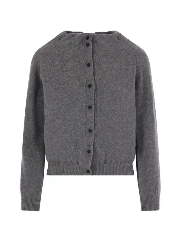 Ter Et Bantine Gathered Raglan-sleeve Cardigan