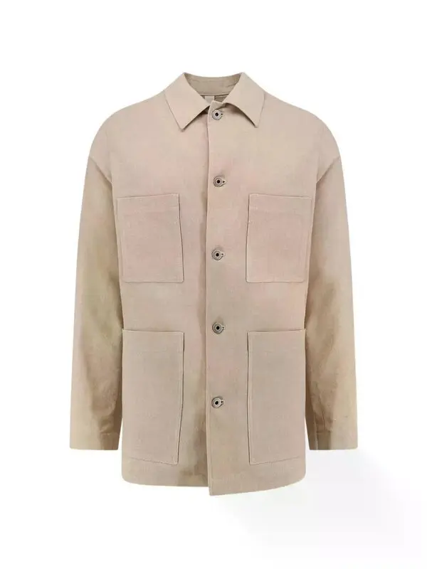 HEVO Castelluccio Four-pocket Shirt Jacket - Neutrals