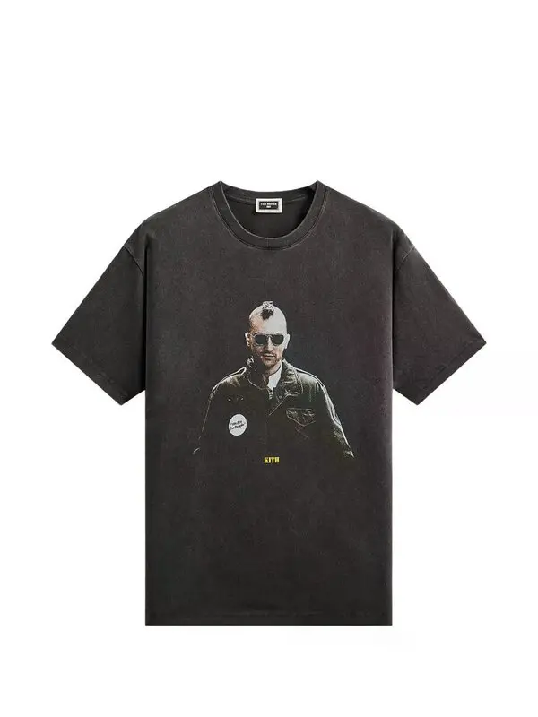 Kith X Taxi Driver Taxi Classic Vintage Graphic-print T-shirt - Black