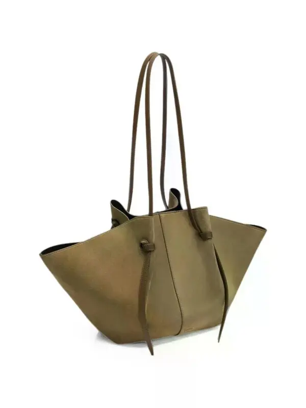 Yuzefi Large Mochi Suede Shoulder Bag