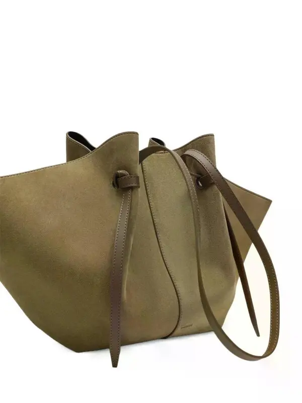 Yuzefi Large Mochi Suede Shoulder Bag
