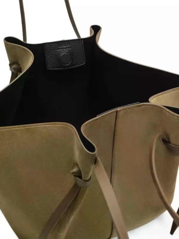 Yuzefi Large Mochi Suede Shoulder Bag