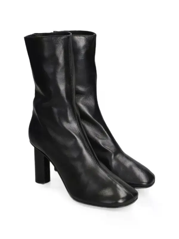 Paris Texas Alice Snakeskin-effect Block-heel Boots