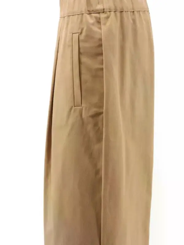 SEMICOUTURE Elasticated-waist Wide-leg Trousers
