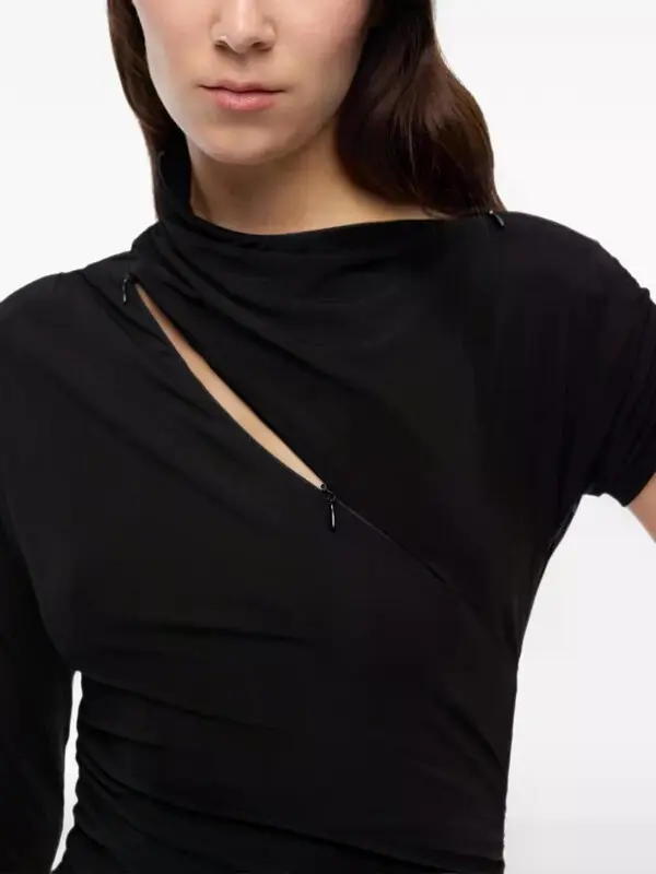 Pinko Bodysuit With Asymmetric Sleeves