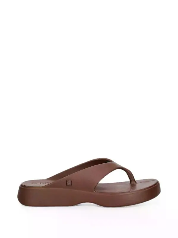 Melissa Platform Flip-flops - Brown
