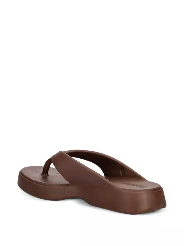 Melissa Platform Flip-flops - Brown