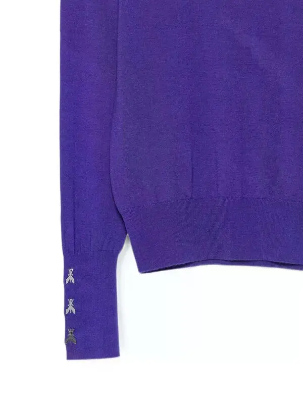 Patrizia Pepe Embellished Turtleneck Sweater