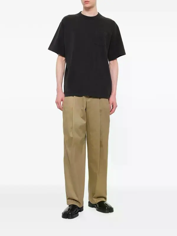 Sacai Chest-pocket Cotton T-shirt