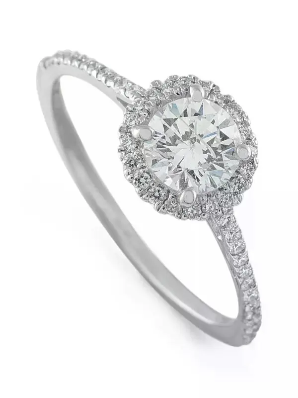 LB EXCLUSIVE Diamond Halo Ring - Silver