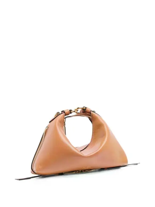 LANCEL Origami Leather Shoulder Bag