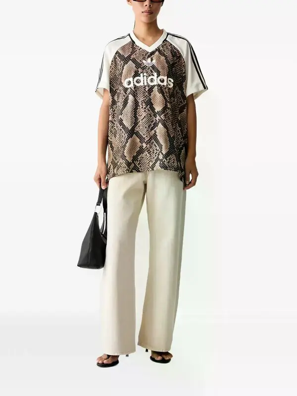 Adidas Snakeskin-print T-shirt