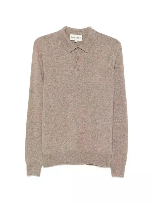 Eric Bompard Long-sleeve Cashmere Polo Shirt