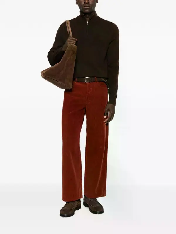 Eric Bompard Zip-neck Cashmere Knit