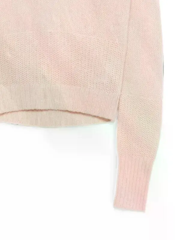 Patrizia Pepe Mohair-wool Blend Polo Top