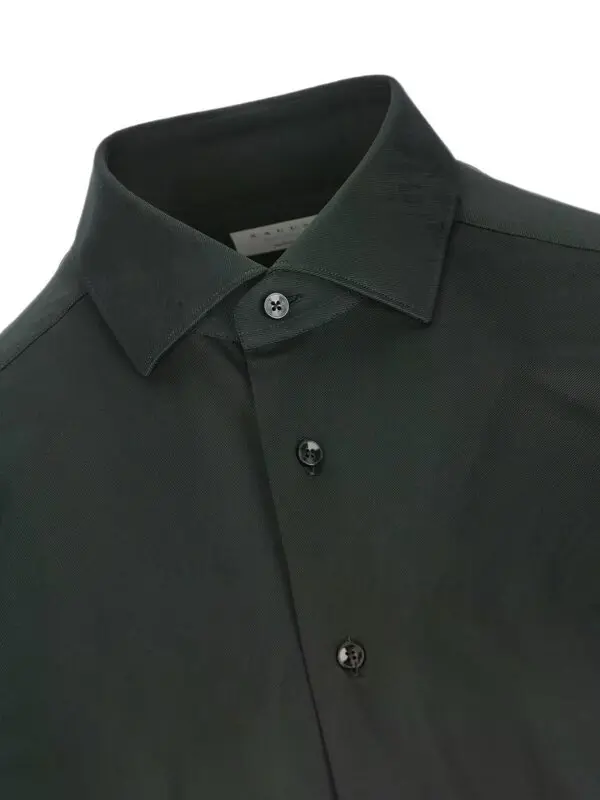 XACUS Twill-weave Long-sleeve Shirt