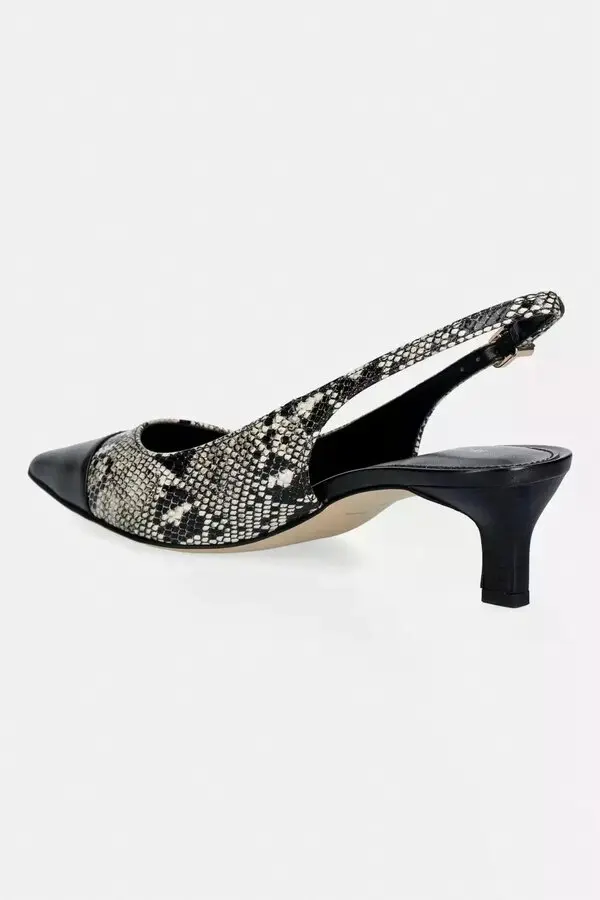 Michael Kors Amara Snake-effect Pointed-toe Pumps
