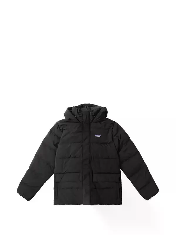 Patagonia Quilted Hooded Jacket - Black