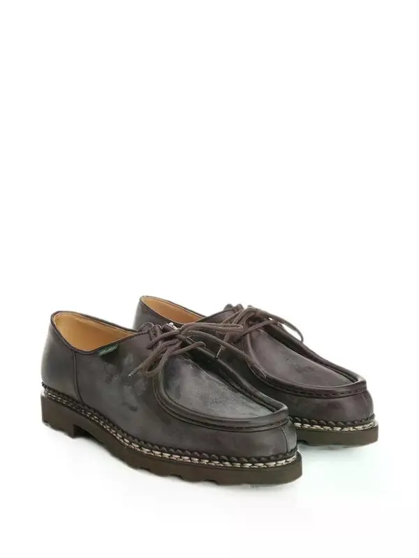 Paraboot Michael Norwegian-stitched Leather Derby Shoes