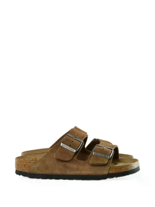 BIRKENSTOCK Arizona Buckle-fastening Sandals - Brown