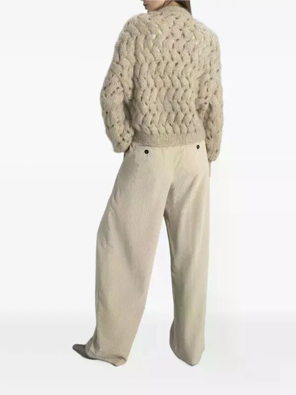 Brunello Cucinelli Kickflare Cigarette Trousers