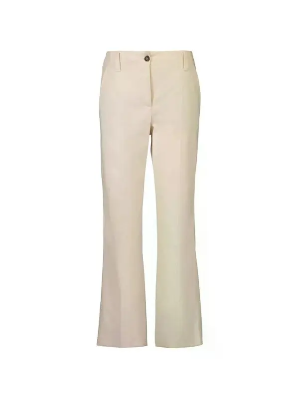 Brunello Cucinelli Kickflare Cigarette Trousers - White